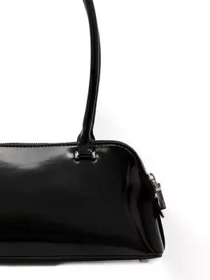 Guess Logo-plaque Shoulder Bag - Black