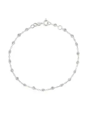 Gigi Clozeau 18k White Gold Beaded Bracelet - Silver