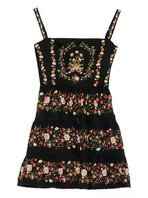 Strappy Floral Mini Dresses