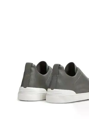 Zegna Triple Stitch Slip-on Sneakers