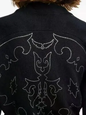 Zadig&Voltaire Salomy Cashmere Cardigan With Rhinestone Embellishments