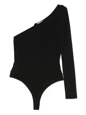 Patrizia Pepe Sequin One-shoulder Bodysuit