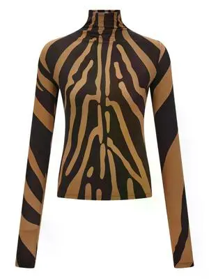 Ferragamo Printed Performance Tops For Women