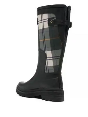Barbour Dena Buckle Tartan-pattern Boots