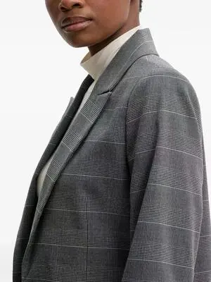 BENETTON Plaid Pocket Blazer