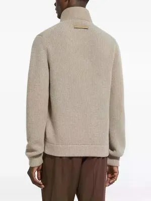 Zegna Oasi Cashmere Cardigan - Neutrals