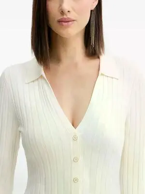 Guess Ribbed Knit Midi Dress