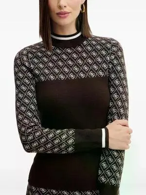 Guess Patterned Long-sleeve Sweatshirt