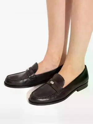 Tory Burch Leather Penny-slot Loafers