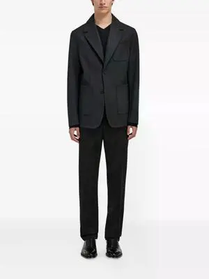 FERRAGAMO Applied Pockets Single-breasted Blazer