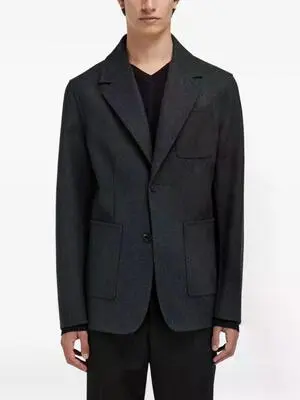 FERRAGAMO Applied Pockets Single-breasted Blazer