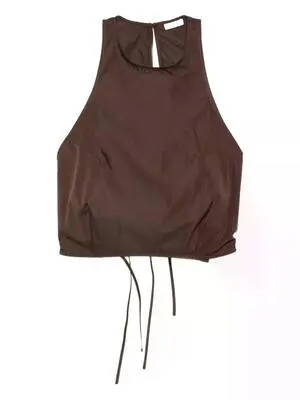 ST. AGNI Tie Detail Cocoon Top