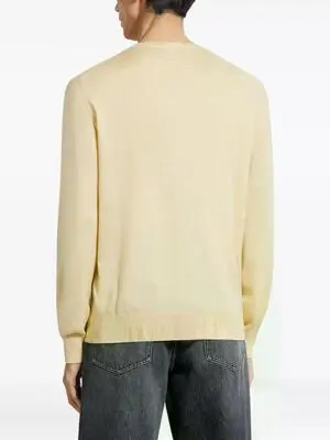 Zegna Mélange Crew-neck Sweater - Yellow