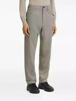Zegna Roccia Trousers - Grey