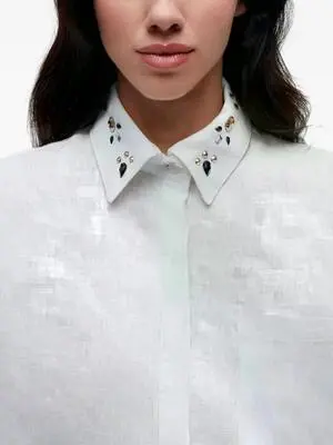 OSKLEN Embellished-collar Shirt