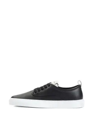 Givenchy Leather Lace-up Sneakers - Black