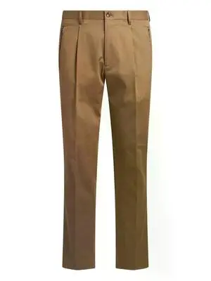 Etro Pleated Cotton Trousers