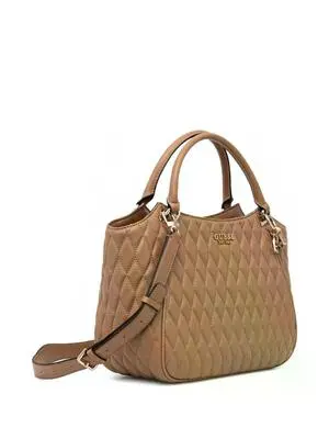 Guess Quilted Charm Tote - Neutrals