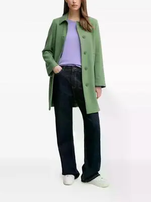 BENETTON Buttoned Collared Coat
