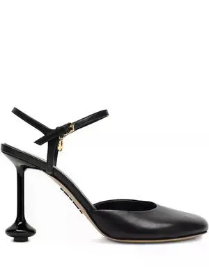 Loewe 90mm Sculpted-heel Ankle-strap Pumps