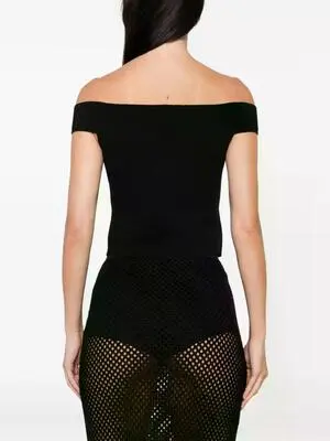 Simkhai Dalton Off Shoulder Top - Black