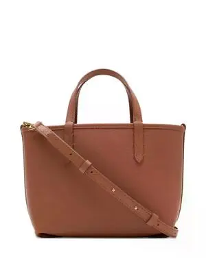 Burberry Mini Bloomsbury Leather Tote Bag - Brown