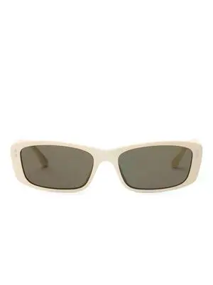 Isabel Marant Zaria Rectangle Sunglasses - Neutrals