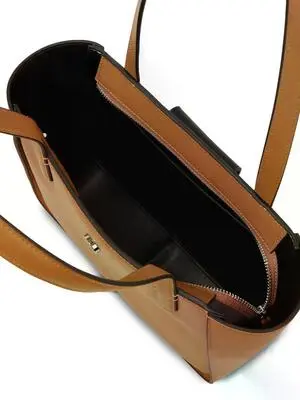 Karl Lagerfeld K/signature Leather Tote Bag