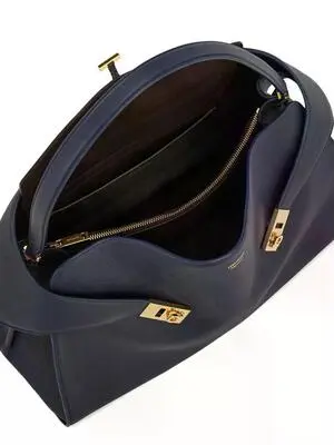 FERRAGAMO Large Leather Shoulder Bag