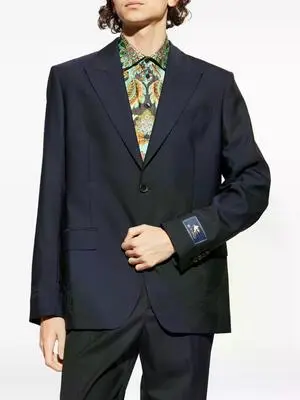 Etro Single-breasted Wool Blazer