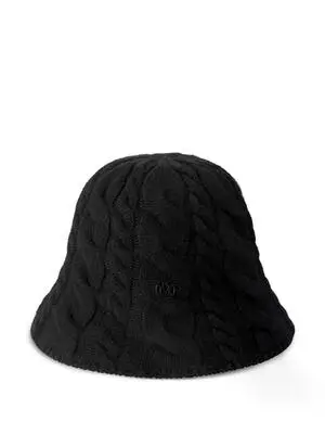 MAISON MICHEL Clem Bucket Hat - Black