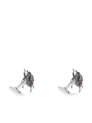 Paul Smith Beetle Striped Cufflinks