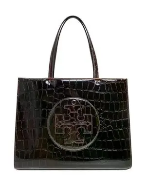Tory Burch Croc-embossed Logo Tote Bag