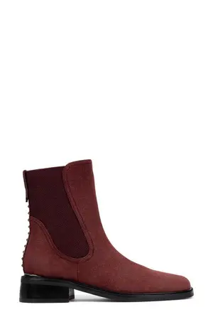 DONALD PLINER Suede Chelsea Boot With Studded Detail