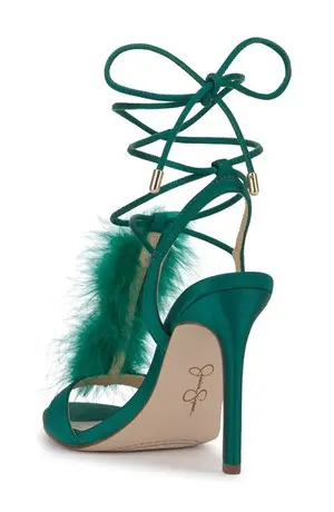 Jessica Simpson Jenzin Ankle Wrap Sandal - Gem Green