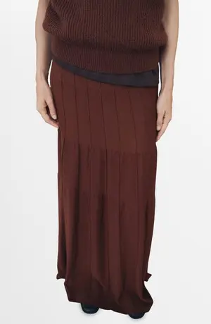 Mango Seam Maxi Skirt