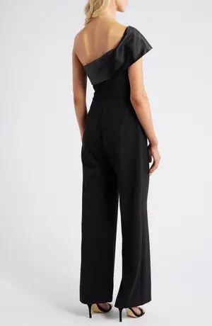 Eliza J One-shoulder Jumpsuit
