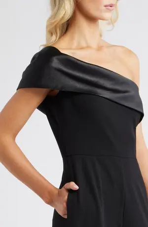 Eliza J One-shoulder Jumpsuit