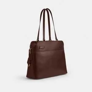COACH® Easton Tote Bag - Smooth Leather/gold/maple