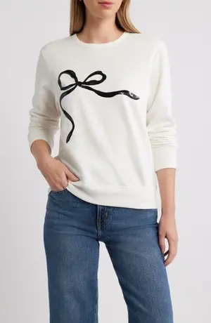 Caslon Ribbed Sweatshirts Hoodies For Women
