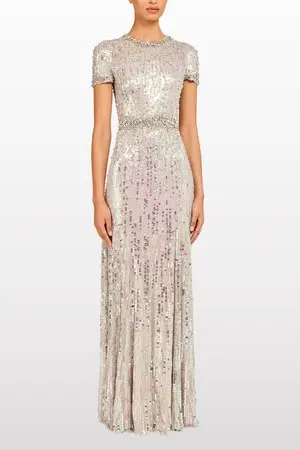 Jenny Packham Celeste Maxi Gown - Mist