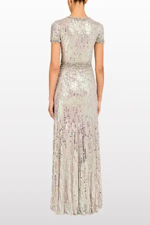 Jenny Packham Celeste Maxi Gown - Mist