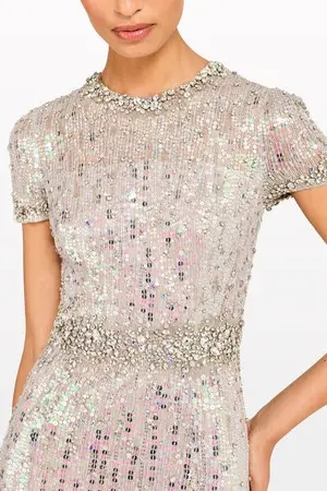 Jenny Packham Celeste Maxi Gown - Mist