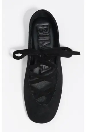 Bimba Y Lola Split Leather Ballerina Flats