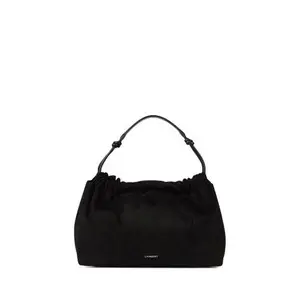LAMBERT Laravegan Suede Shoulder Bag - Black