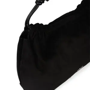 LAMBERT Laravegan Suede Shoulder Bag - Black