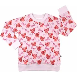 LEV BABY Bow Sweatshirt - Pink