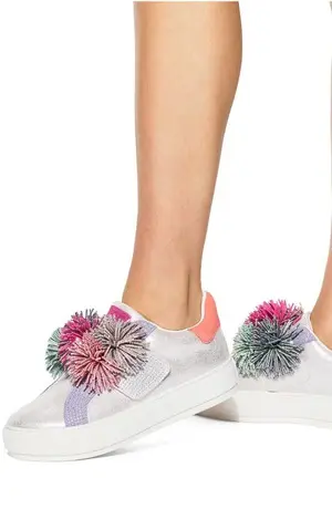 Kurt Geiger Laney Pompom Sneakers