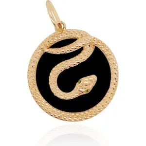 THE LOVERY FINE JEWELRY Snake Charm - Onyx