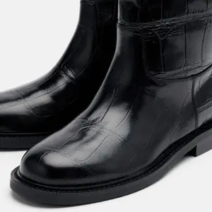 MARC NOLAN Blair Mid-calf Riding Boots - Black